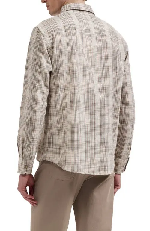 Bugatchi Karl Plaid Long Sleeve Cotton Shirt