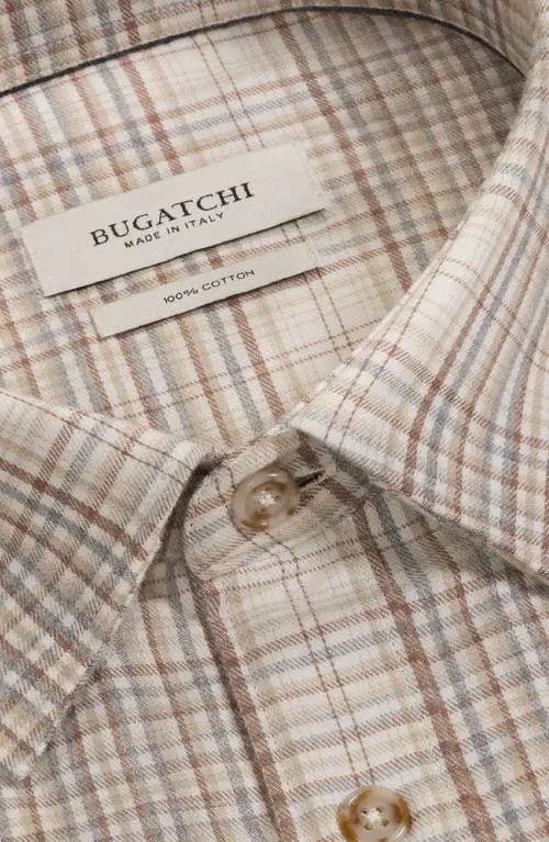 Bugatchi Karl Plaid Long Sleeve Cotton Shirt