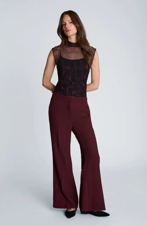 KENNETH COLE Flare Mid Rise Pants