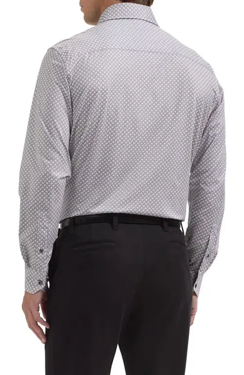 Bugatchi Devon Ooohcotton® Print Button-up Shirt