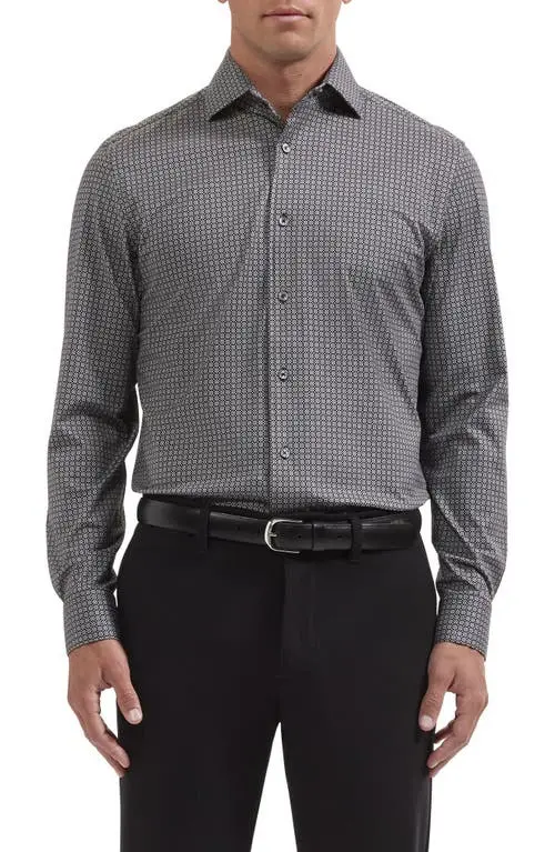 Bugatchi Devon Ooohcotton® Print Button-up Shirt