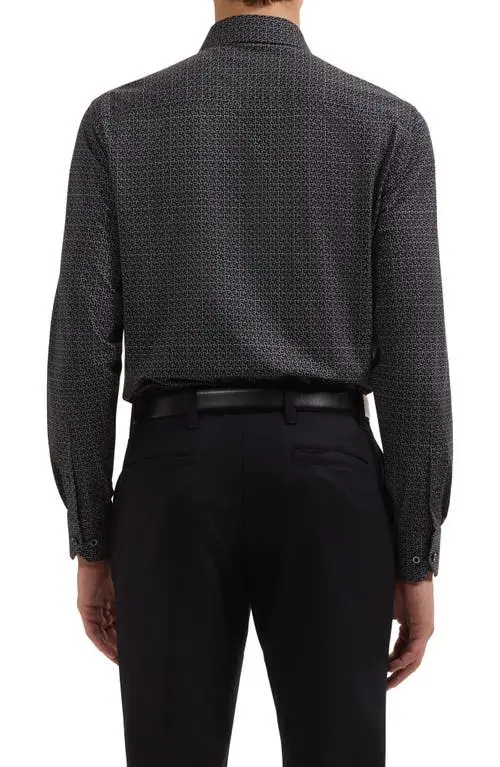 Bugatchi James Ooohcotton® Geo Print Button-up Shirt