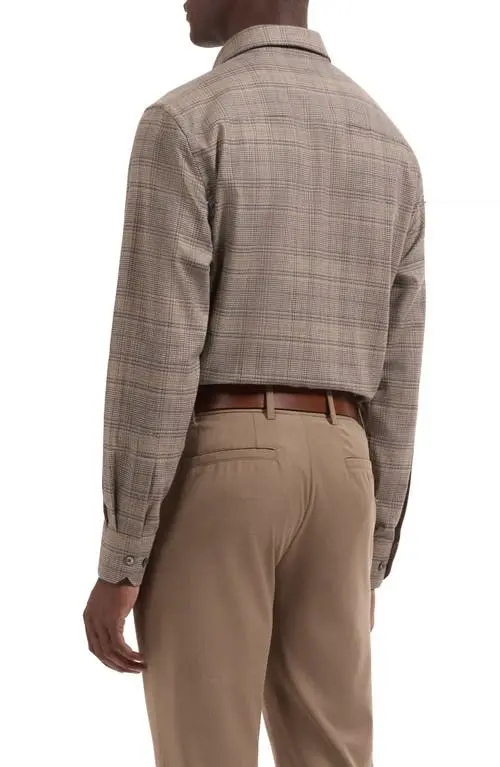 Bugatchi Julian Plaid Cotton & Wool Button-up Shirt