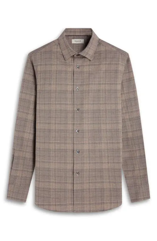 Bugatchi Julian Plaid Cotton & Wool Button-up Shirt