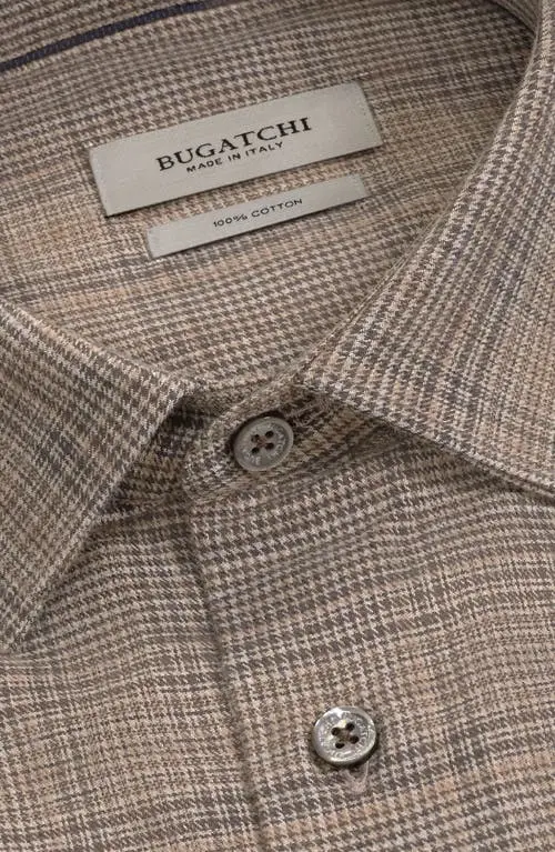 Bugatchi Julian Plaid Cotton & Wool Button-up Shirt