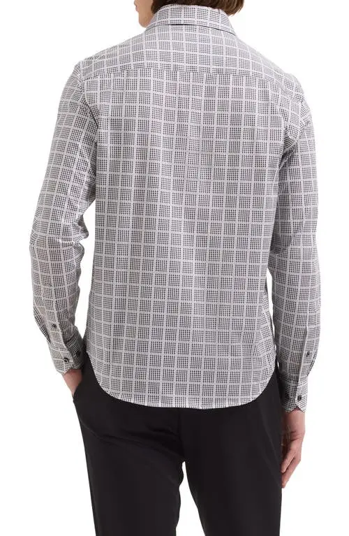 Bugatchi James Ooohcotton® Grid Button-up Shirt