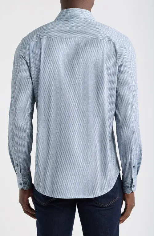 Bugatchi James James Ooohcotton Performance Shirt - Slate