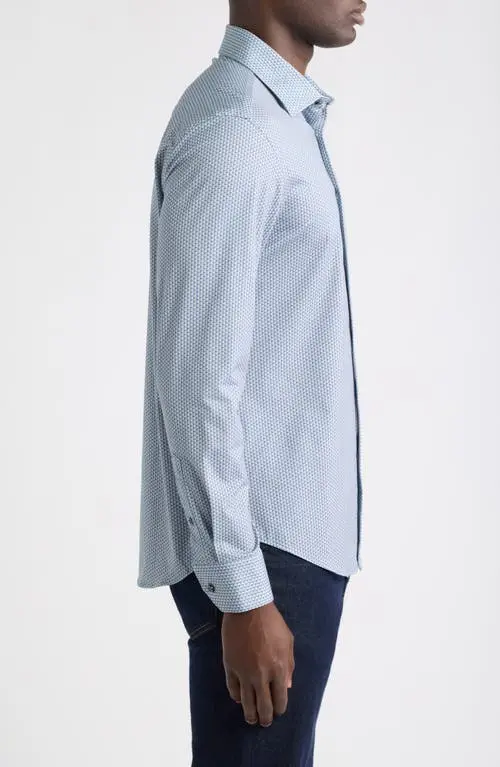 Bugatchi James James Ooohcotton Performance Shirt - Slate