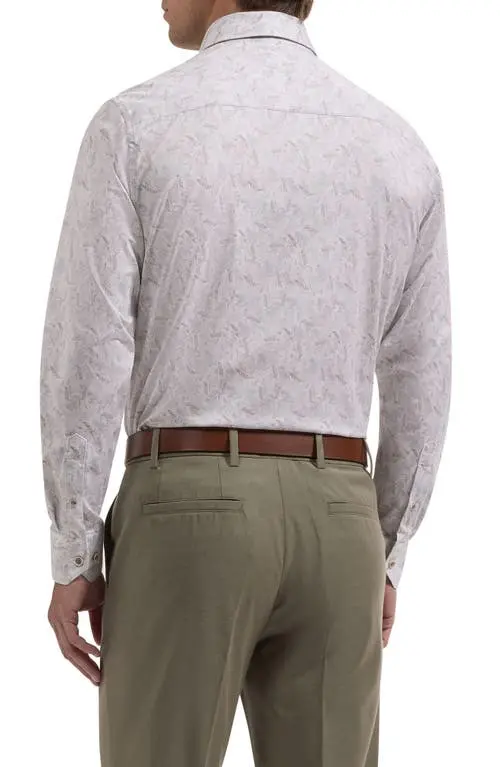 Bugatchi James Ooohcotton Performance Long Sleeve Button Up Shirt