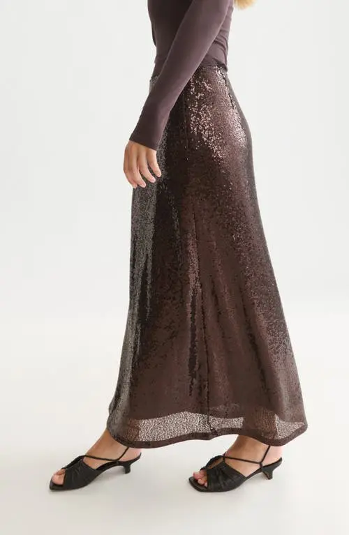 Scotch & Soda Sequins Maxi Skirt