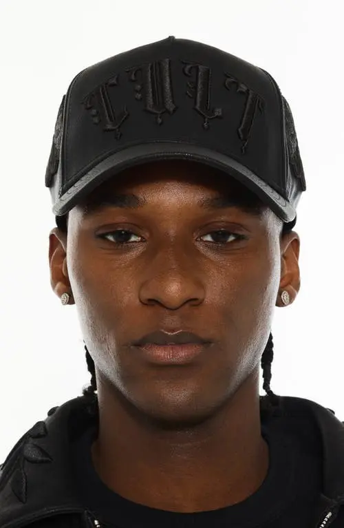 CULT OF INDIVIDUALITY X El Alfa Snapback Five-panel Cap - Black