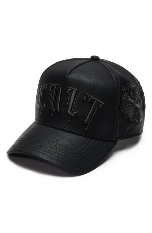 CULT OF INDIVIDUALITY El Alfa Snapback Five-panel Cap - Black