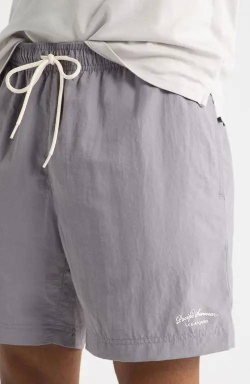 PACSUN Collegiate Solid Swim Trunks