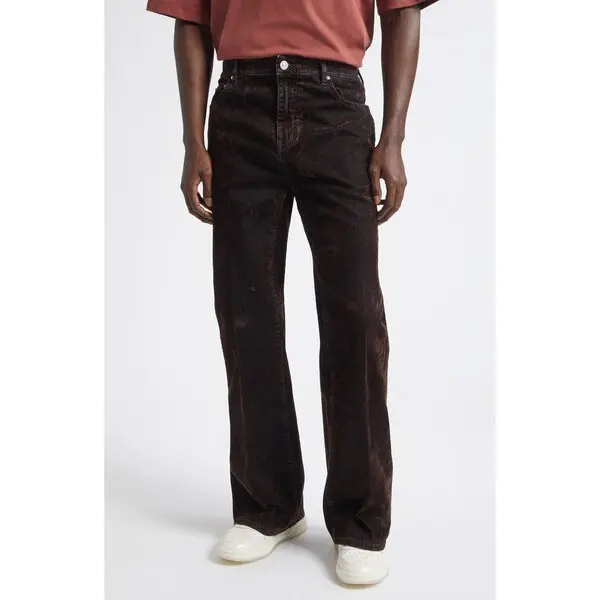 Amiri Flocked Ma Fit Jeans - Husk