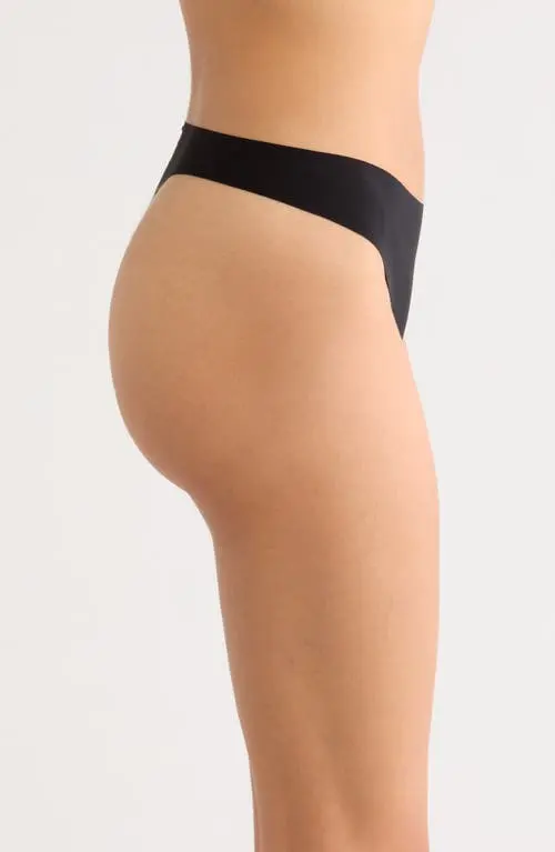 Nordstrom Invisible Edge Thong - Black