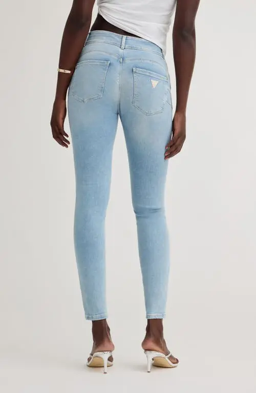 Guess Shape Up High Waist Ankle Skinny Jeans
