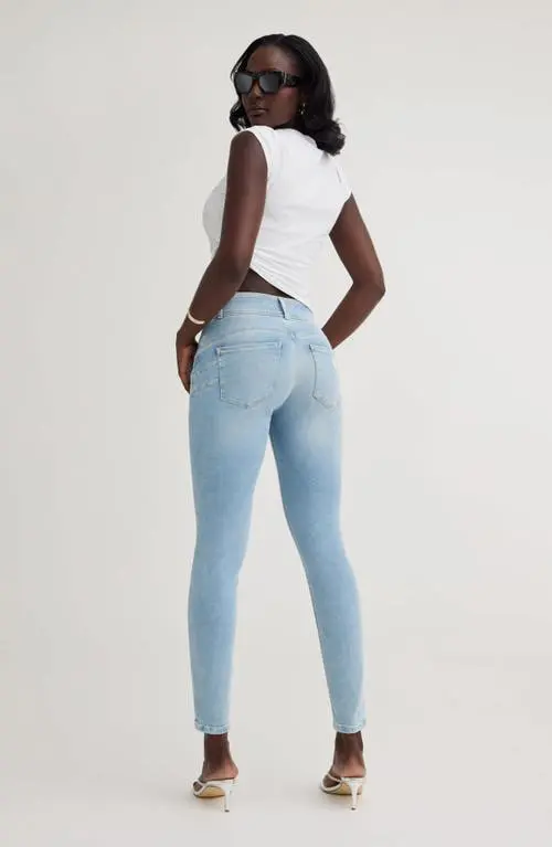Guess Shape Up High Waist Ankle Skinny Jeans