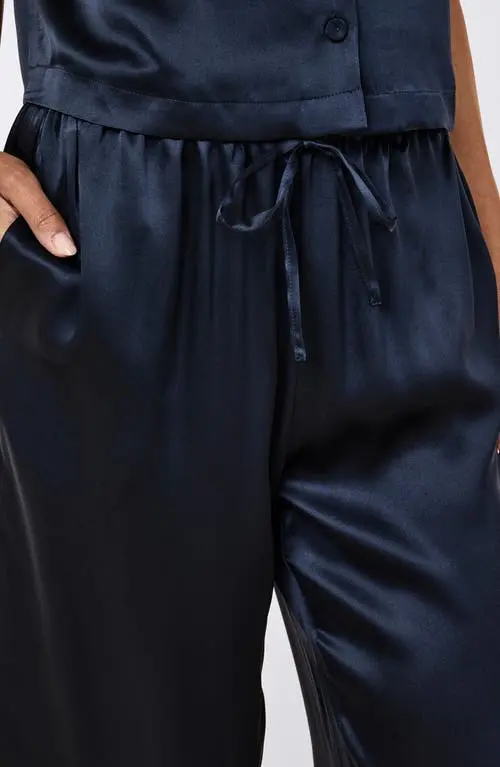 PAPINELLE Audrey Mulberry Silk Crop Pajamas