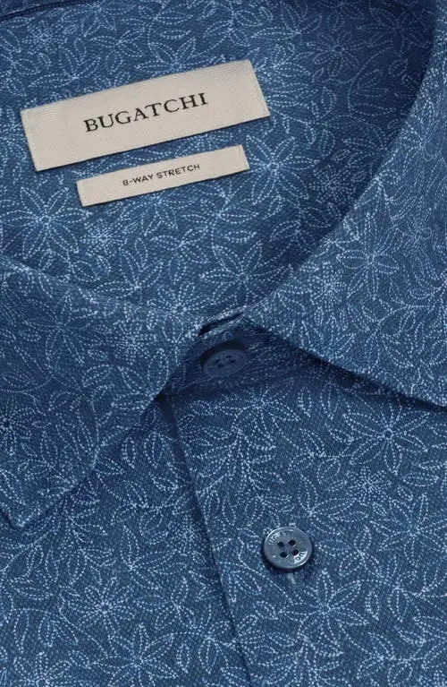 Bugatchi James Ooohcotton® Flower Print Button-up Shirt
