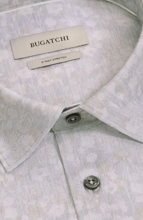 Bugatchi Miles Ooohcotton® Print Short Sleeve Button-up Shirt