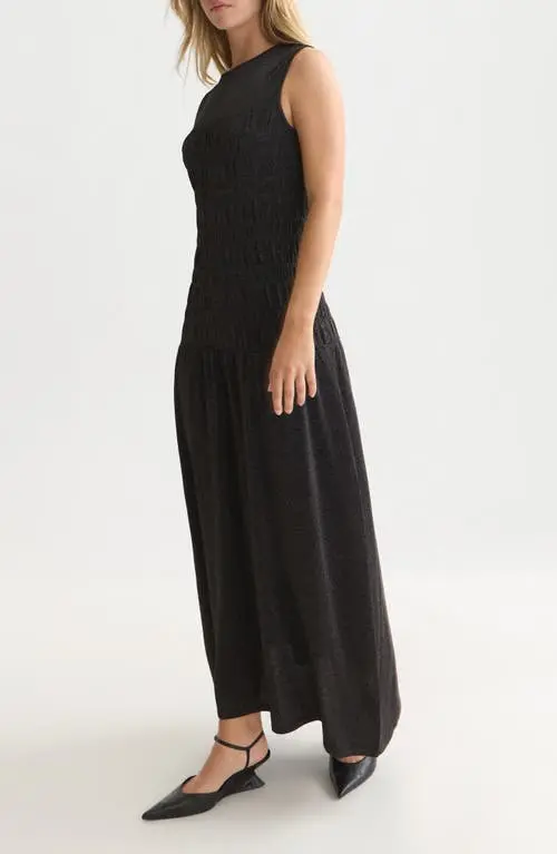 Scotch & Soda Sleeveless Smocked Maxi Dress