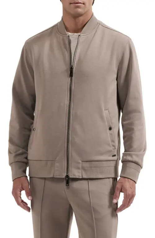 Bugatchi Soft Touch Knit Bomber Jacket