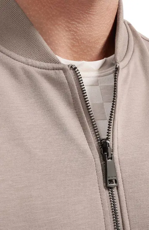 Bugatchi Soft Touch Knit Bomber Jacket