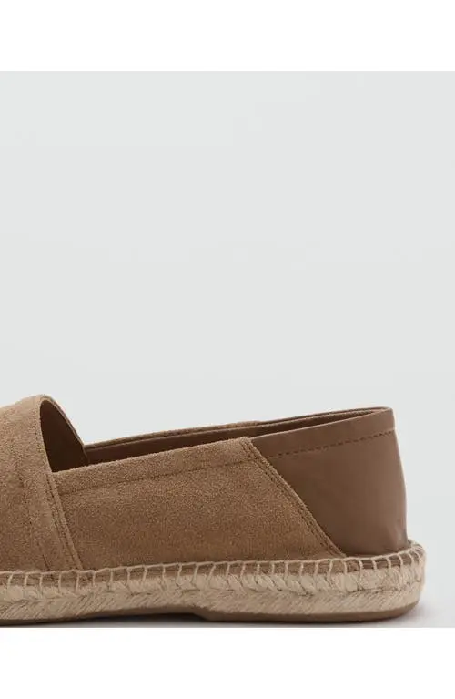 Mango Leather Espadrille