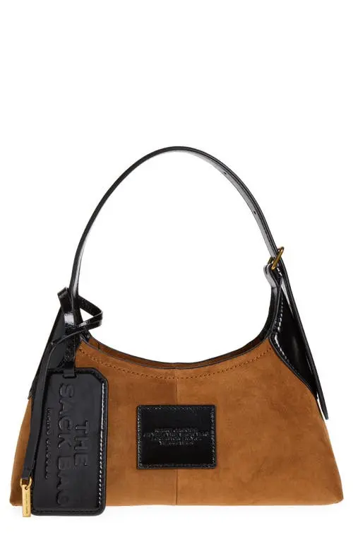 Marc Jacobs Small Suede Belted Sack Bag - Copper