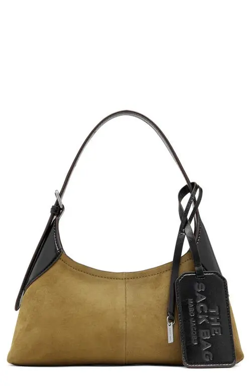 Marc Jacobs Small Suede Belted Sack Bag - Hazelnut