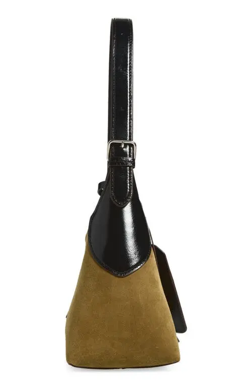 Marc Jacobs Small Suede Belted Sack Bag - Hazelnut