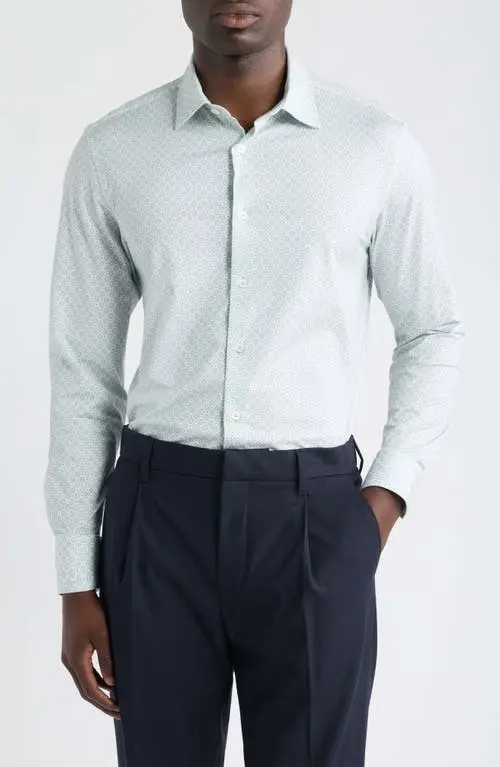 Bugatchi James Ooohcotton® Button-up Shirt - Seafoam