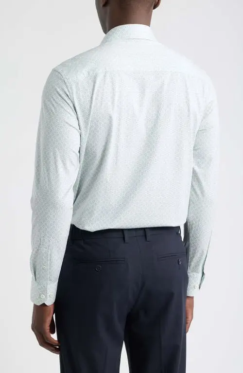 Bugatchi James Ooohcotton® Button-up Shirt - Seafoam