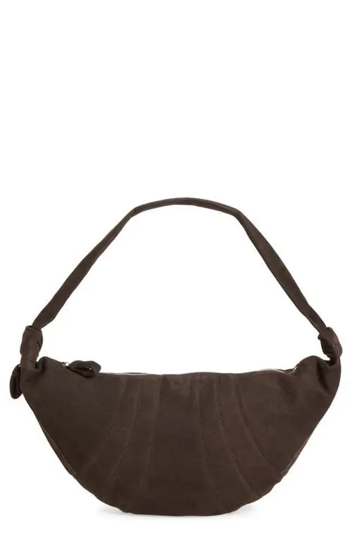 LEMAIRE Fortune Croissant Shoulder Bag - Dark Chocolate
