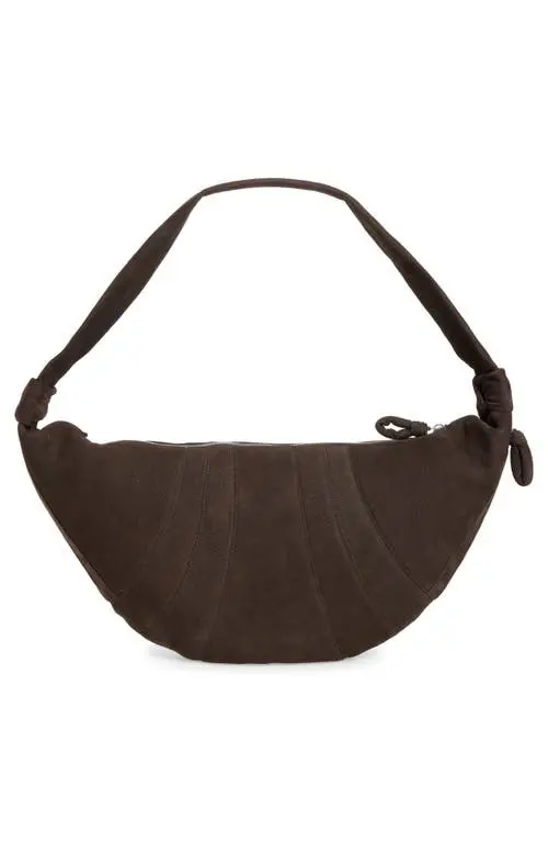 LEMAIRE Fortune Croissant Shoulder Bag - Dark Chocolate