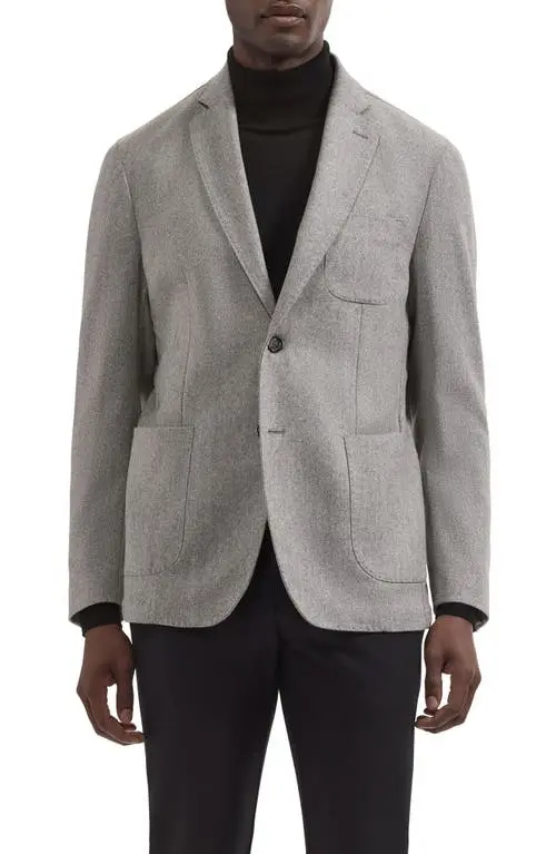 Bugatchi Wool Blend Sport Coat - Grey Stone