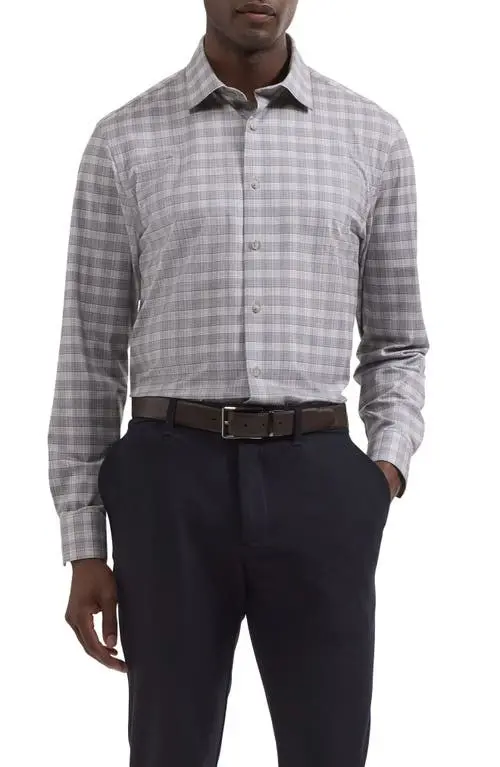 Bugatchi James Ooohcotton® Plaid Print Button-up Shirt