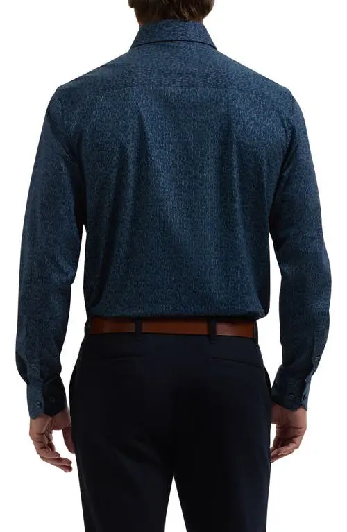 Bugatchi Devon Ooohcotton® Print Button-up Shirt