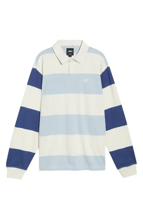 VANS Two-tone Ward Stripe Long Sleeve Rugby Polo