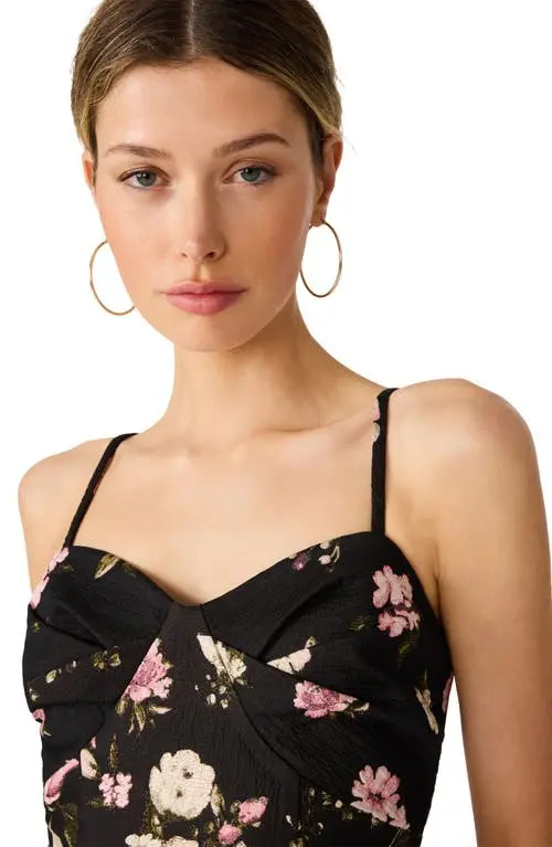 Steve Madden Lorrie Floral Jacquard Minidress