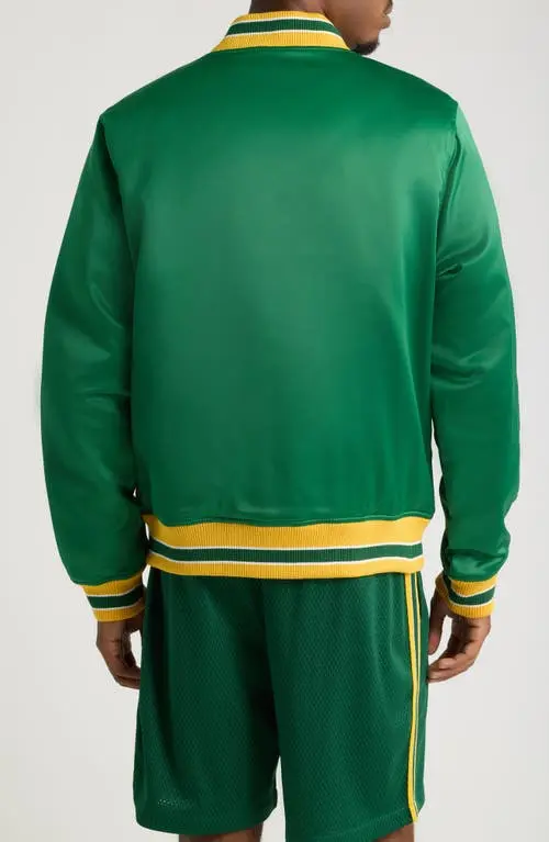 SANTO STUDIO Seattle Satin Bomber Jacket