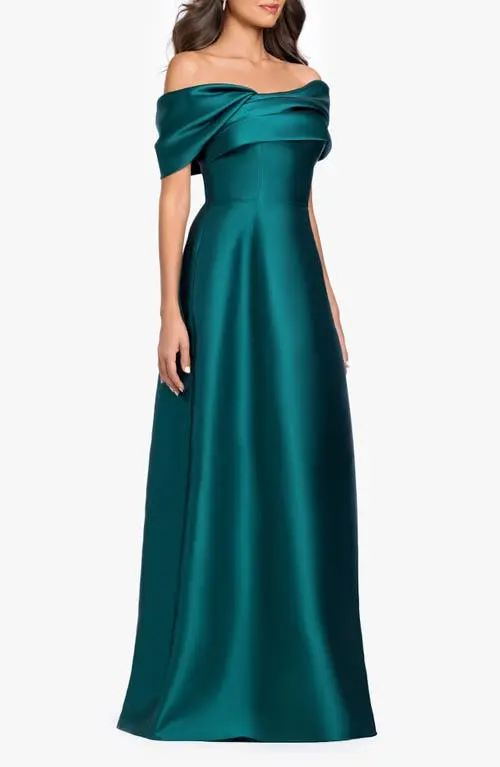 Betsy & Adam Arcadia Satin Ballgown
