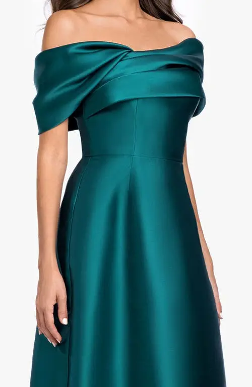 Betsy & Adam Arcadia Satin Ballgown