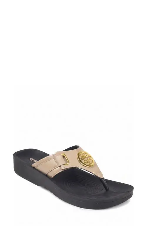 AEROTHOTIC Hazel Flip Flop - Beige