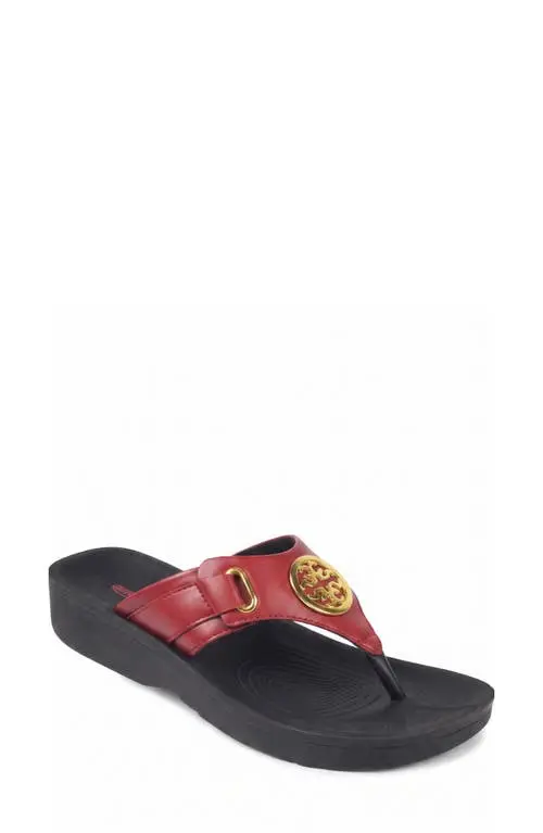 AEROTHOTIC Hazel Flip Flop - Red
