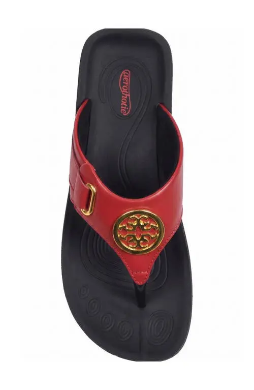 AEROTHOTIC Hazel Flip Flop - Red