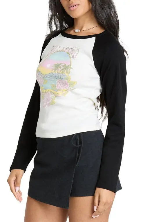BILLABONG Paradise Dream Graphic Raglan T-shirt