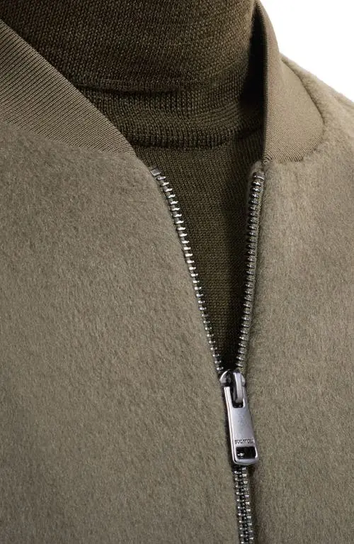 Bugatchi Wool Blend Bomber Jacket