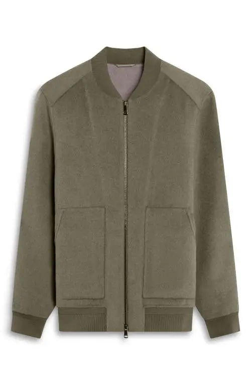 Bugatchi Wool Blend Bomber Jacket
