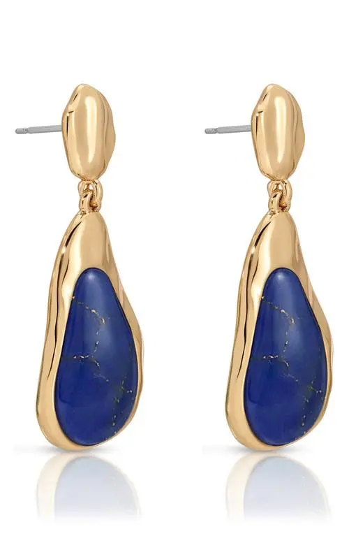 Ettika Hidden Gem Lazuli Drop Earrings